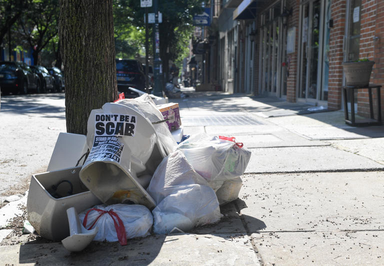 East Coast Garbage Strike Piling Up Trash In The South Bay