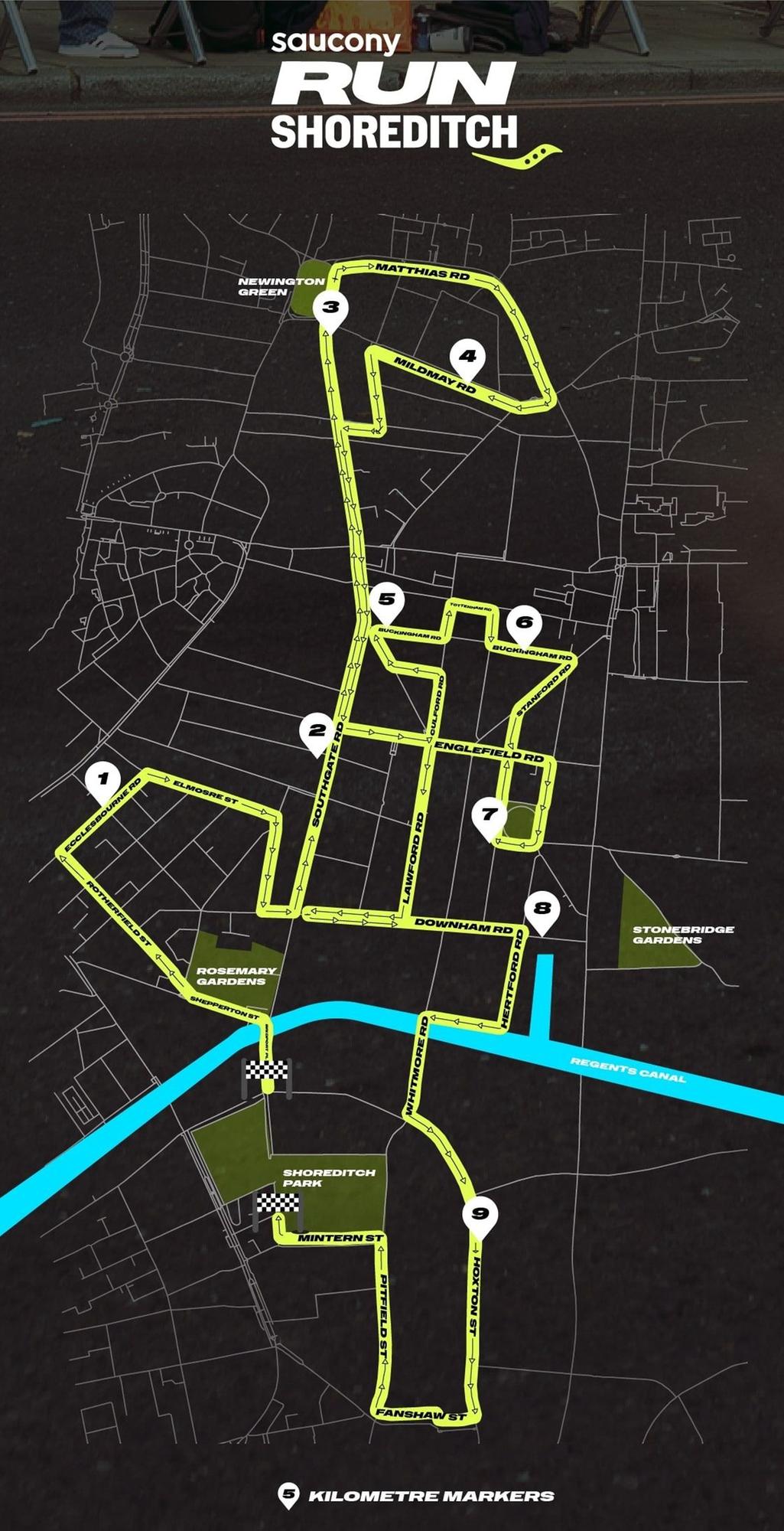 Brand new Shoreditch run route unveiled