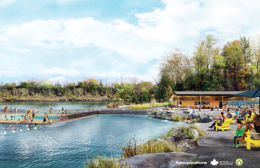 Quarry lake to become a public swimming facility at Sojourner Truth State Park