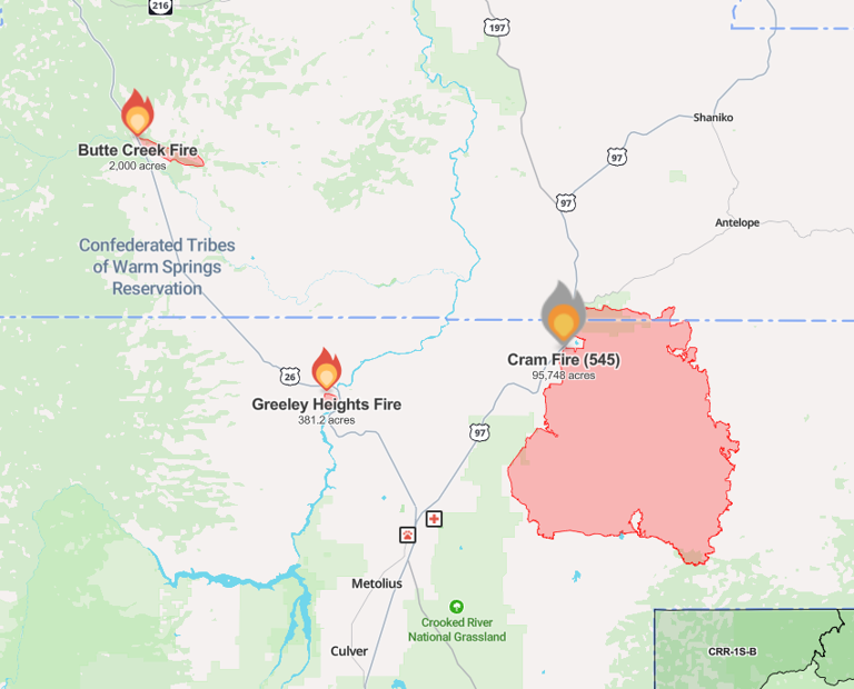 The largest wildfire in the US this year looks set to become a ...