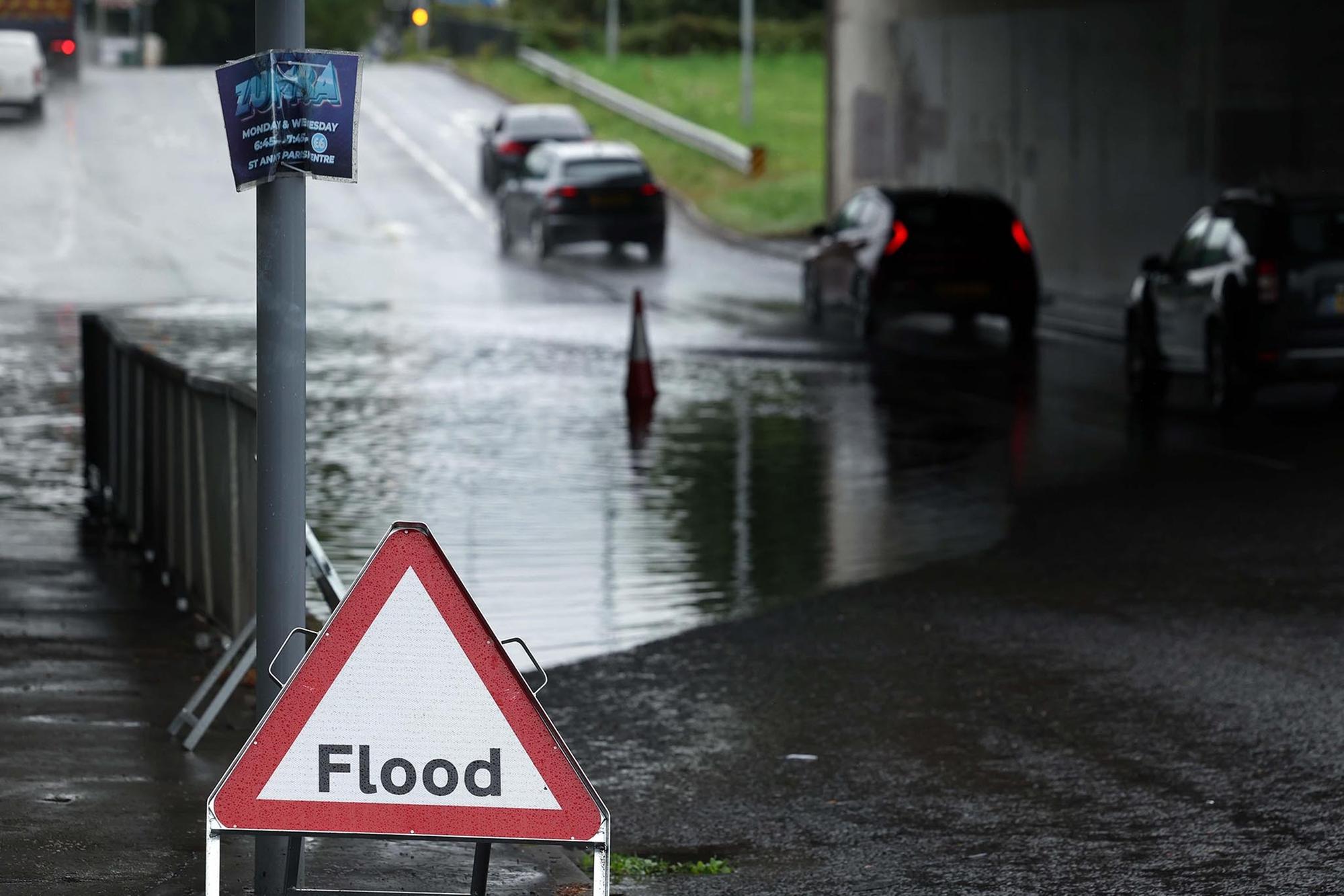 Parts of Northern Ireland saw almost full month’s worth of rain in 24 hours