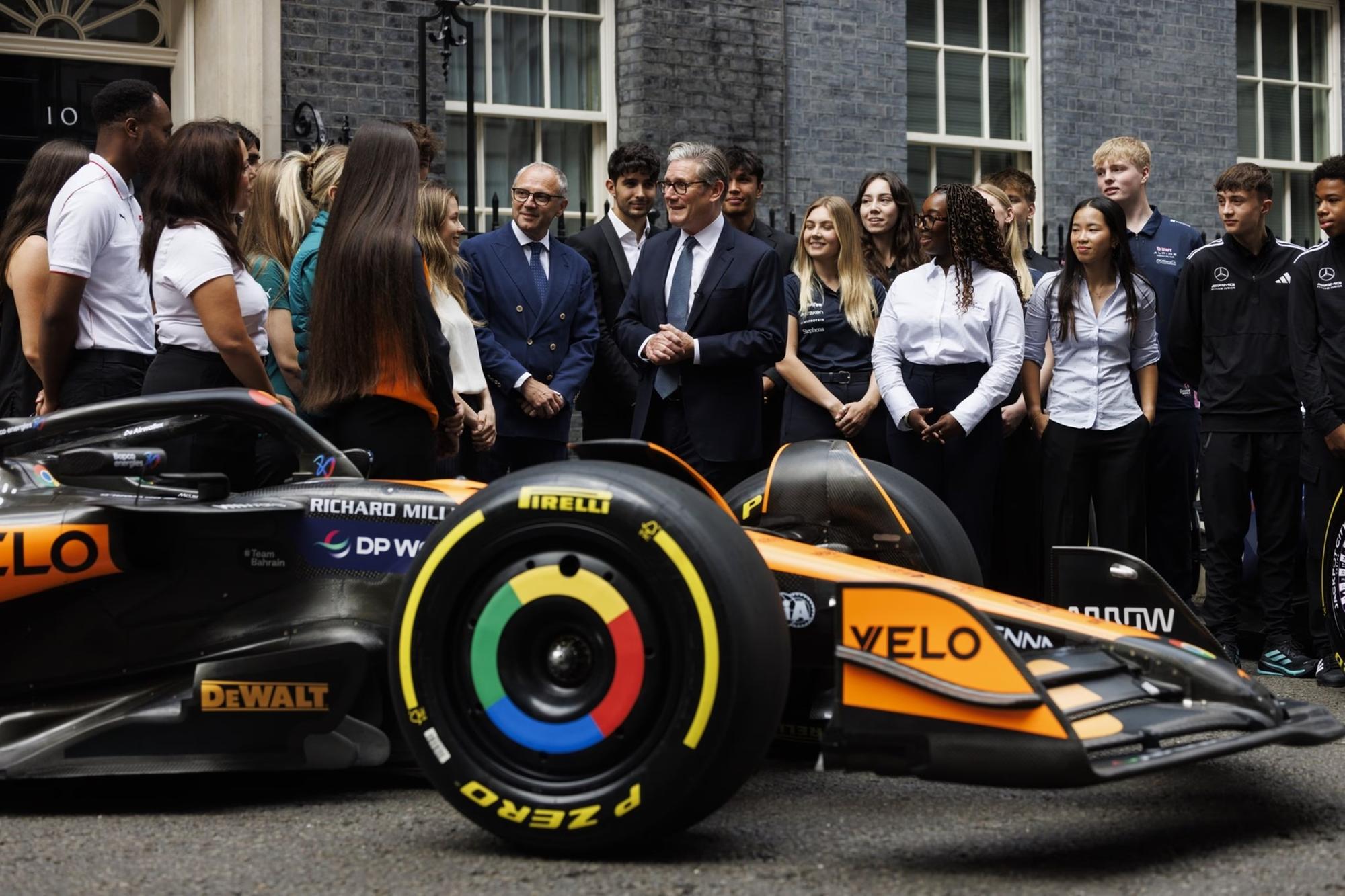 Milton Keynes College's Formula One apprentices meet Prime Minister to ...