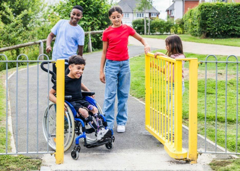Local children with disabilities excluded from play due to inaccessible ...