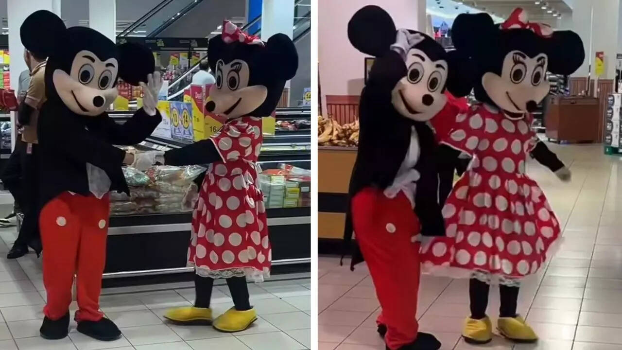Watch! Mickey & Minnie Dance to Bole Chudiya in UAE Mall — Internet Has ...