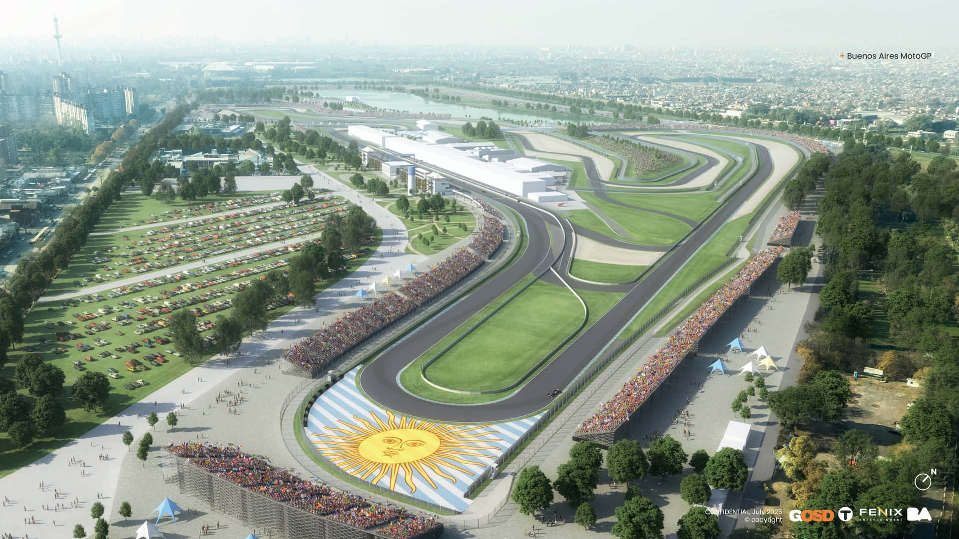El proyecto de Hermann Tilke para reformar el Autódromo de Buenos Aires