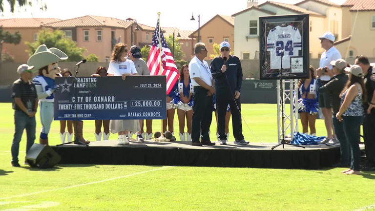 Dallas Cowboys kick off training camp in Oxnard