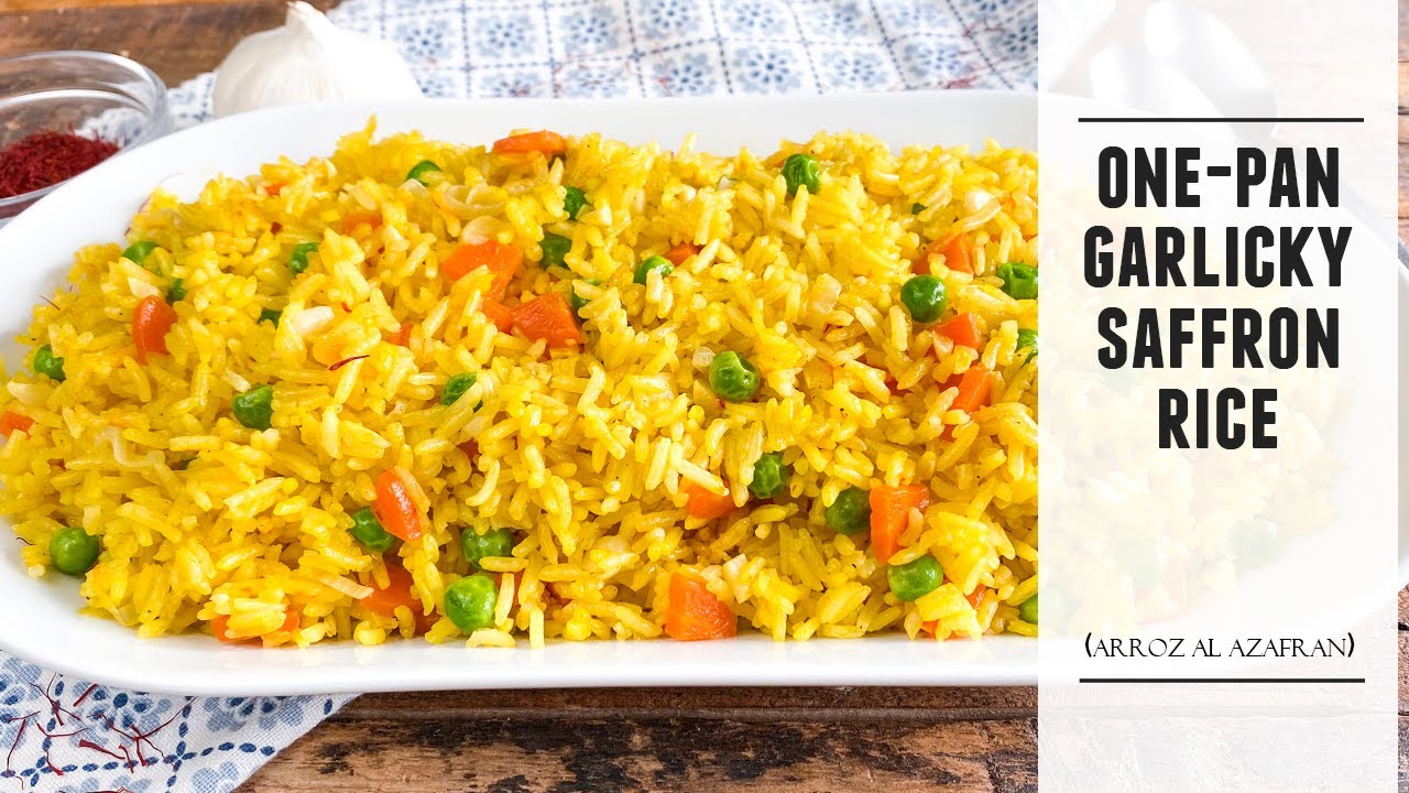Quick & Easy Garlicky Saffron Rice – One-Pan Recipe
