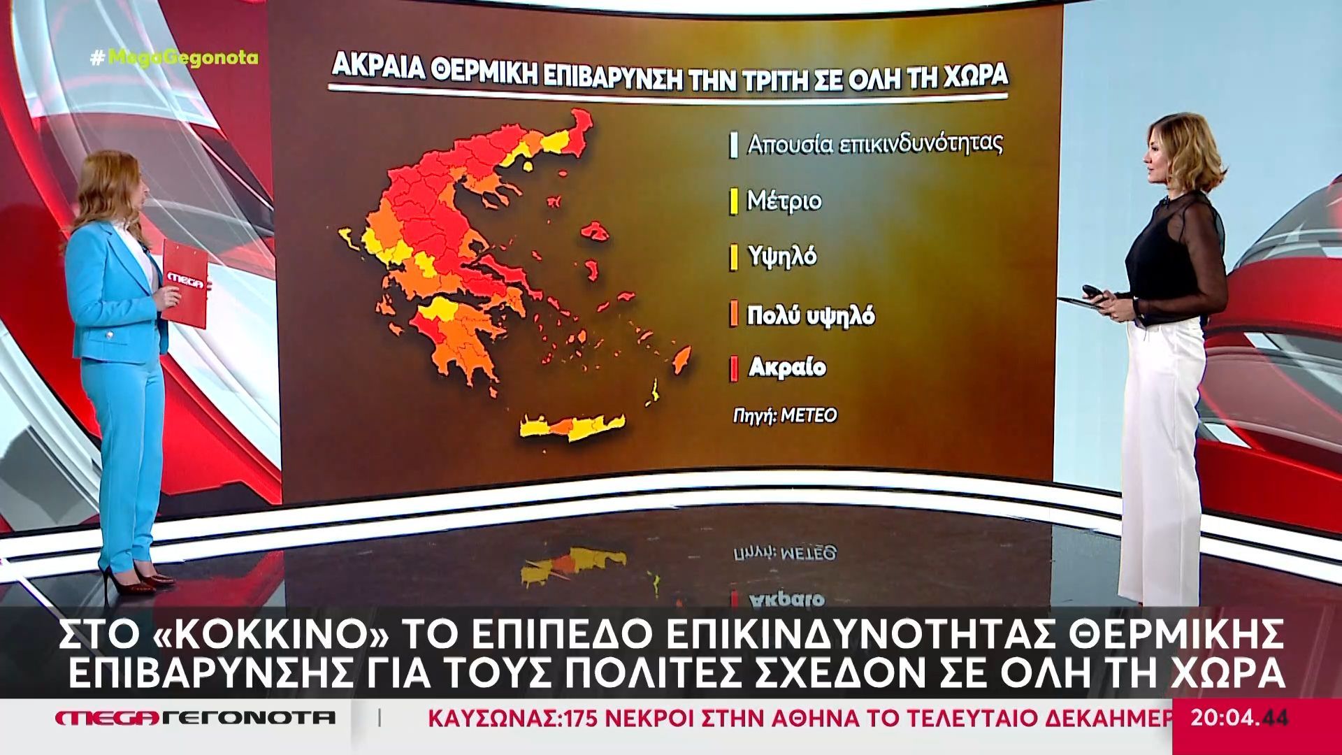 Στο «κόκκινο» το επίπεδο επικινδυνότητας θερμικής επιβάρυνσης - Τι να ...