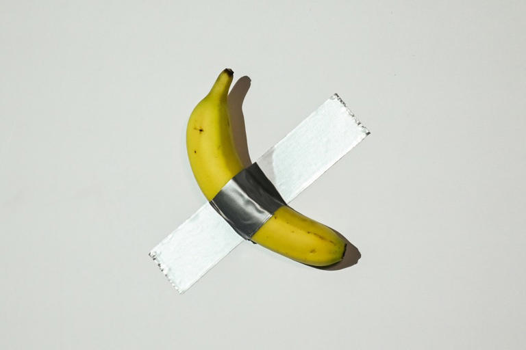 Someone Ate Maurizio Cattelan's Famous Duct-Taped Banana Again