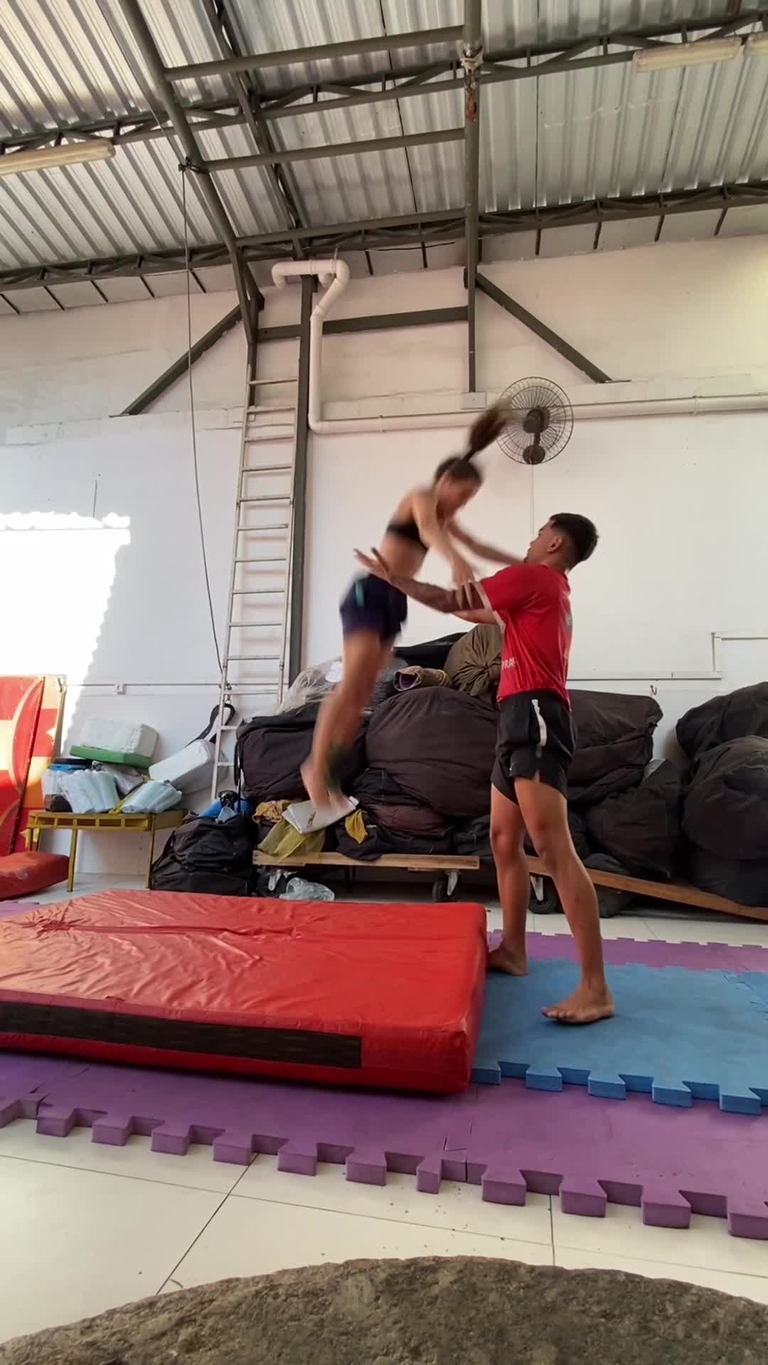 Dynamic Gymnastics Routine