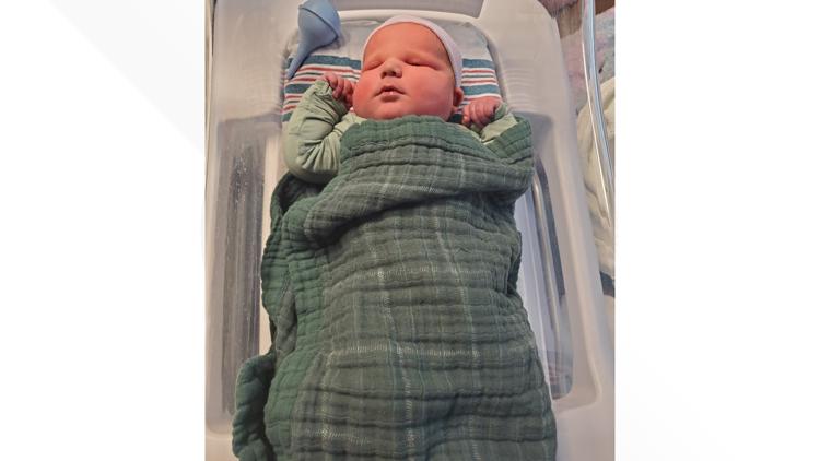 Nearly 13 pounds! Virginia family welcomes record-breaking baby boy