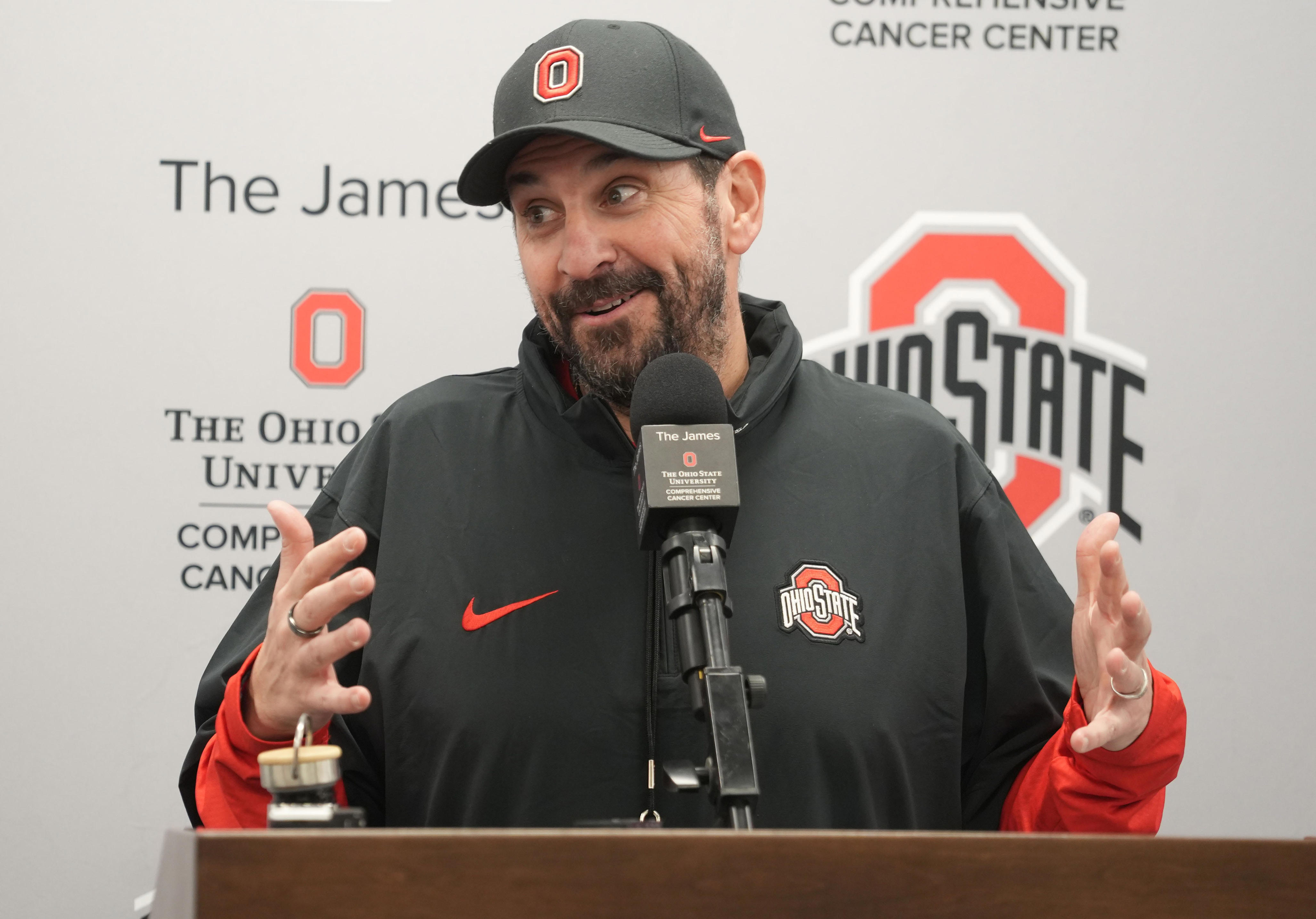 Ohio State football's Ryan Day 'fired up' working with defensive ...