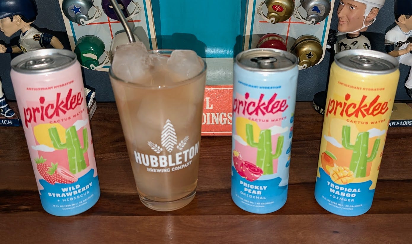 Pricklee Cactus Water works best when it leans into its (deep, desert ...