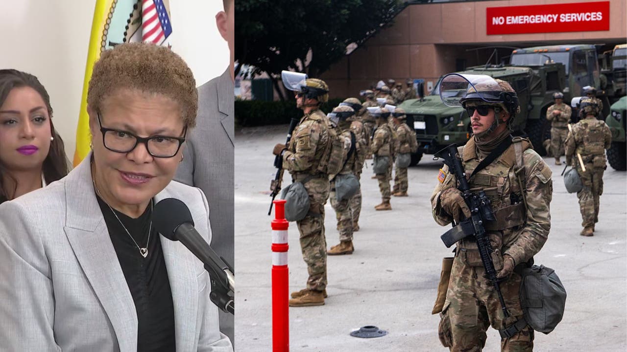 Bass calls for end of National Guard, Marine deployment in Los Angeles