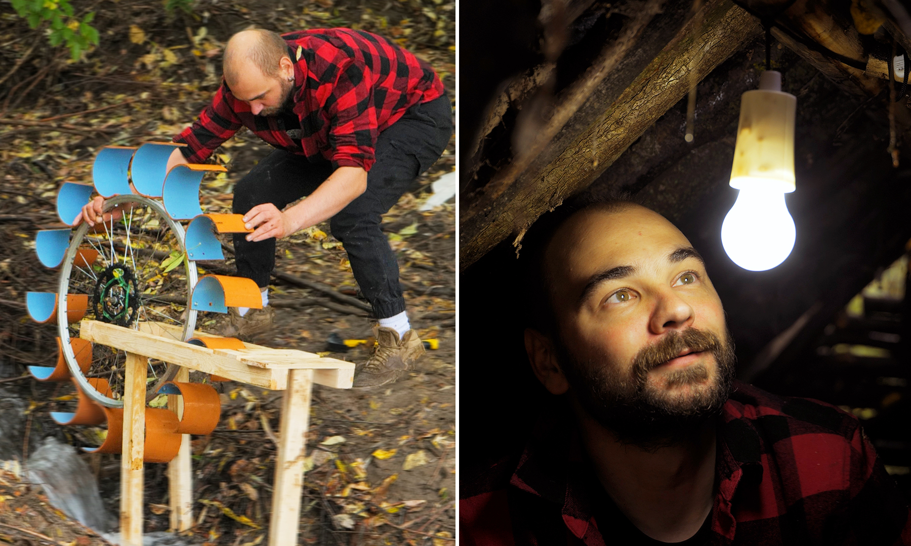 Hydro Generator 🌊⚡️ Creating green energy for a house in the forest