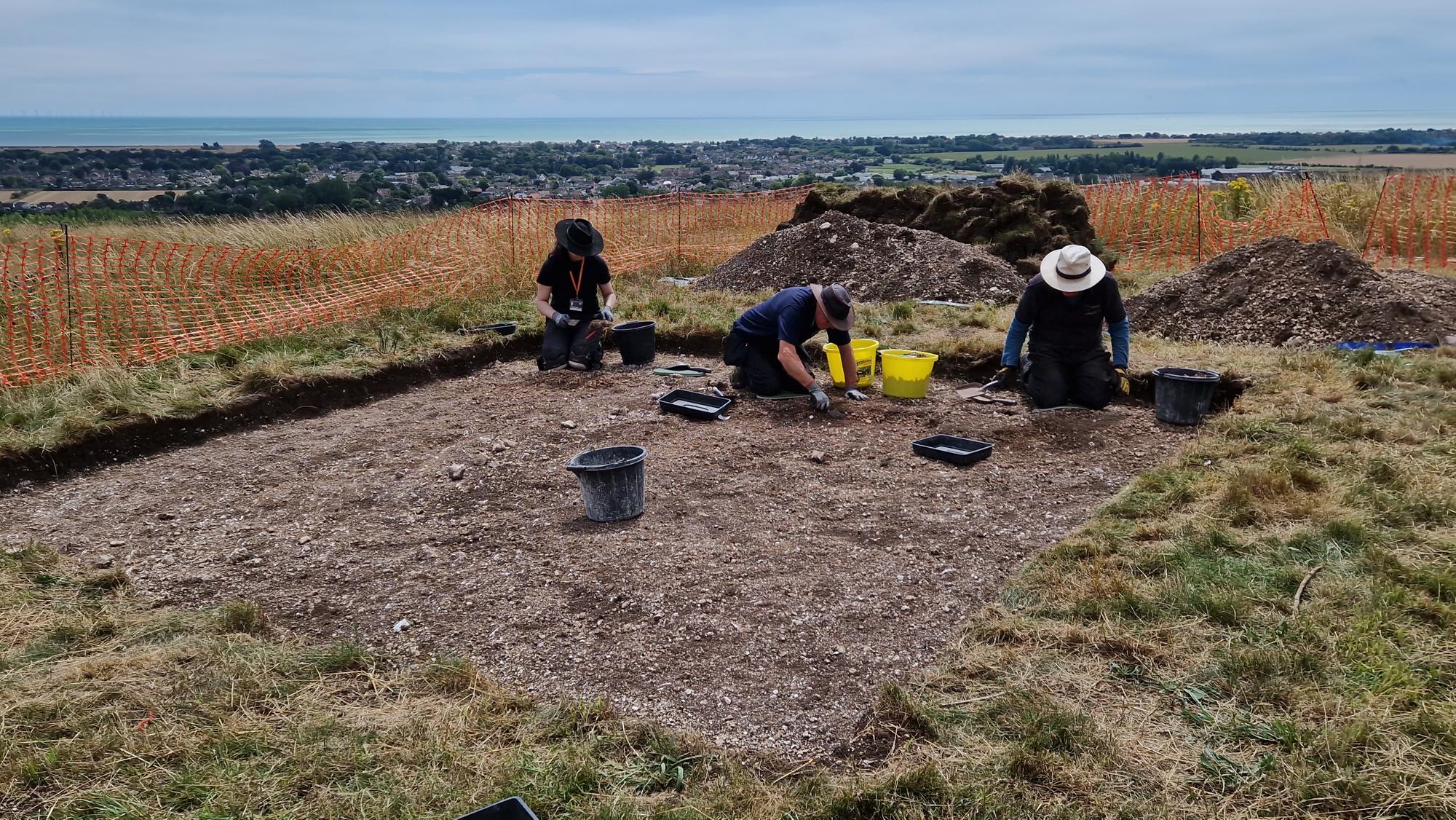 Highdown Big Dig uncovers secrets of the South Downs in Worthing