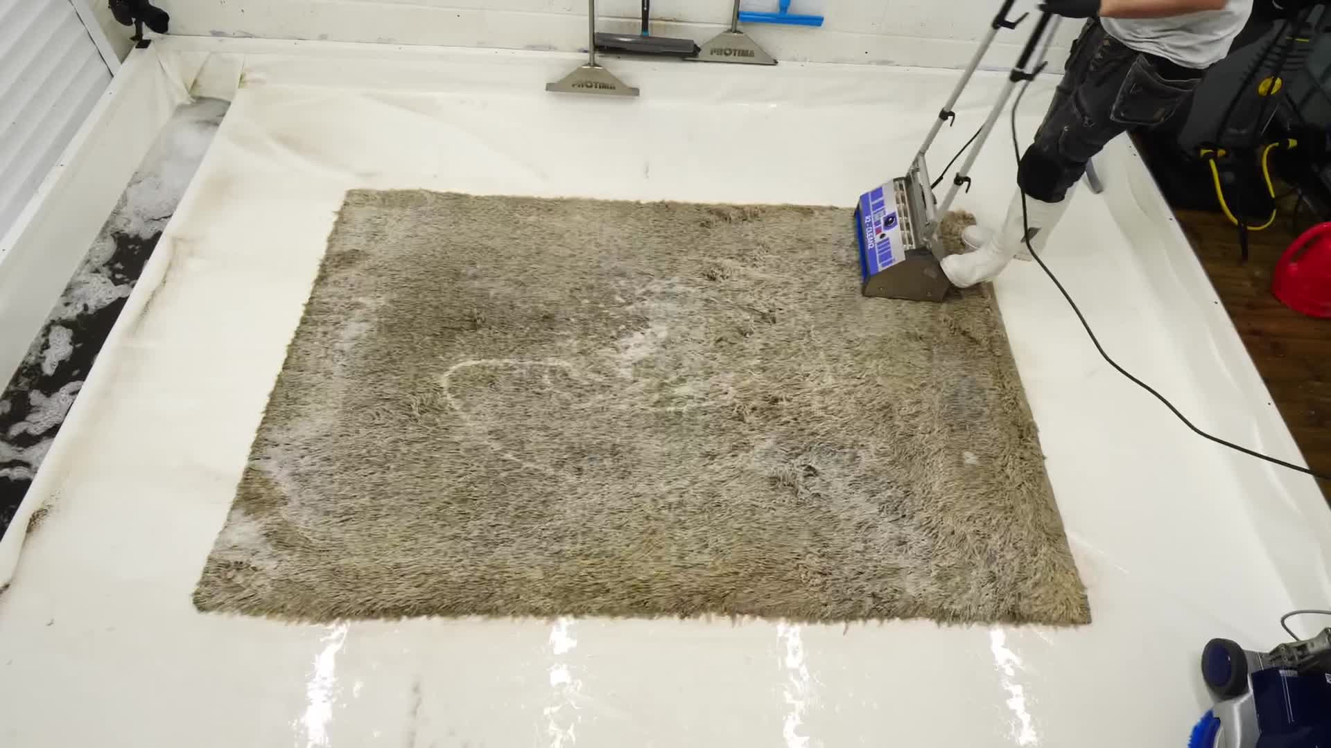 Restoring a Smoke-Damaged Rug | Deep Cleaning ASMR