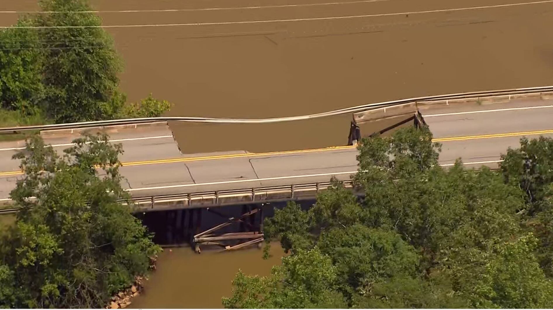 WATCH: Another bridge has collapsed in South Carolina