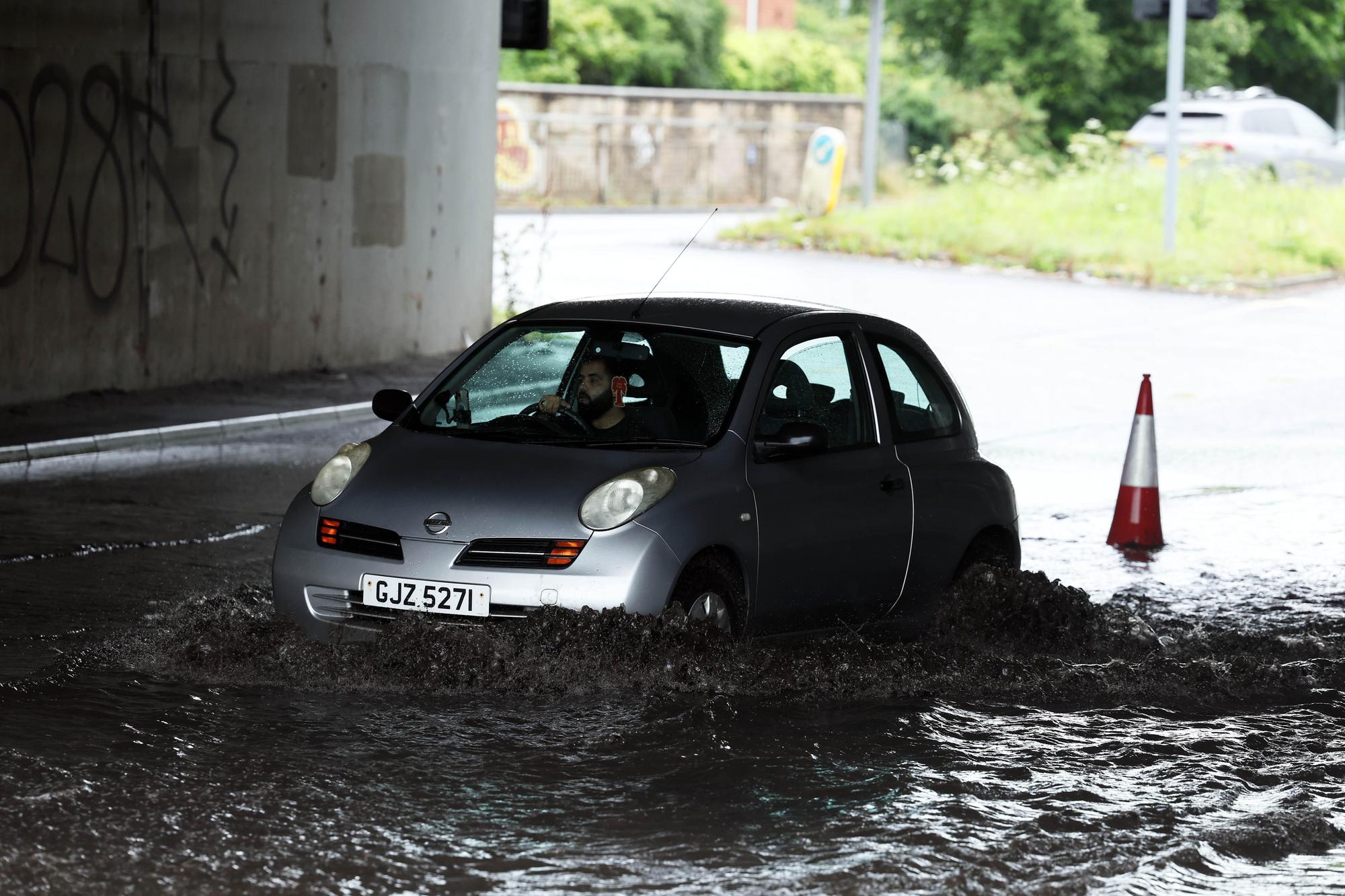 Met Office says parts of Northern Ireland had almost one month's rain ...