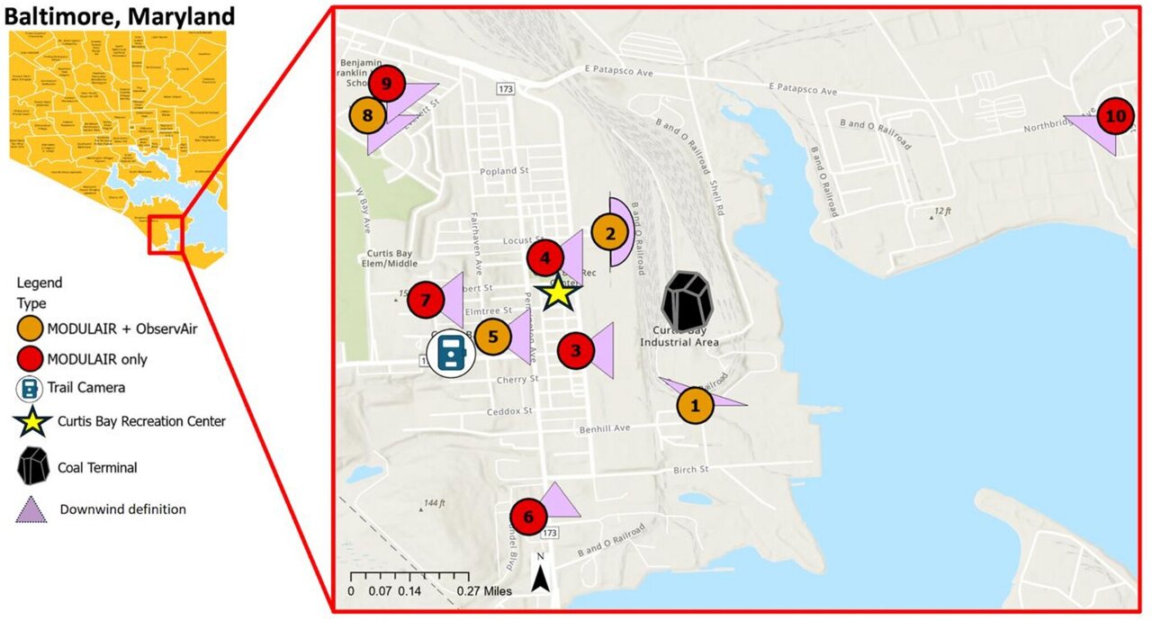 Air pollution in Baltimore's Curtis Bay community linked to nearby coal ...