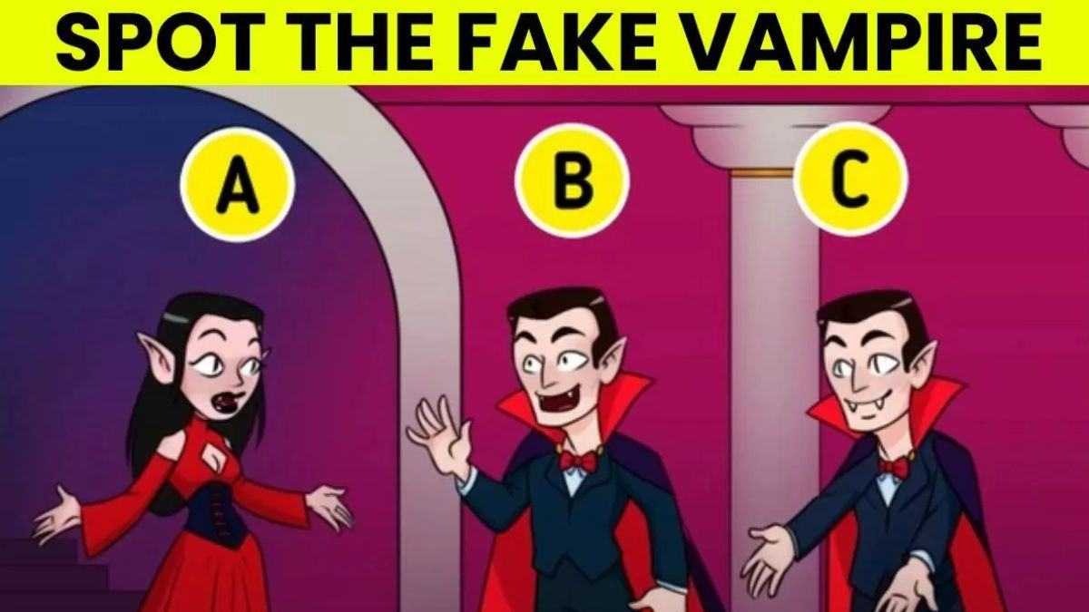 Who Is A Fake Vampire? Spot Them In 12 Seconds To Prove You Are ...