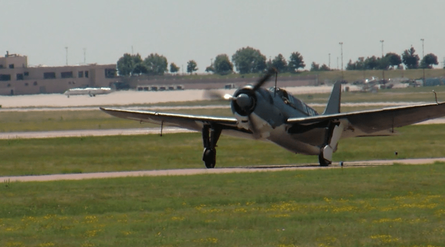 Rare and restored WWII aircraft makes debut flight