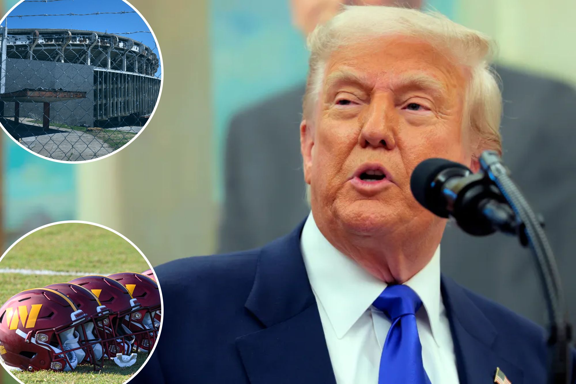 Trump threatens Commanders’ $3.7 billion stadium deal over Redskins ...