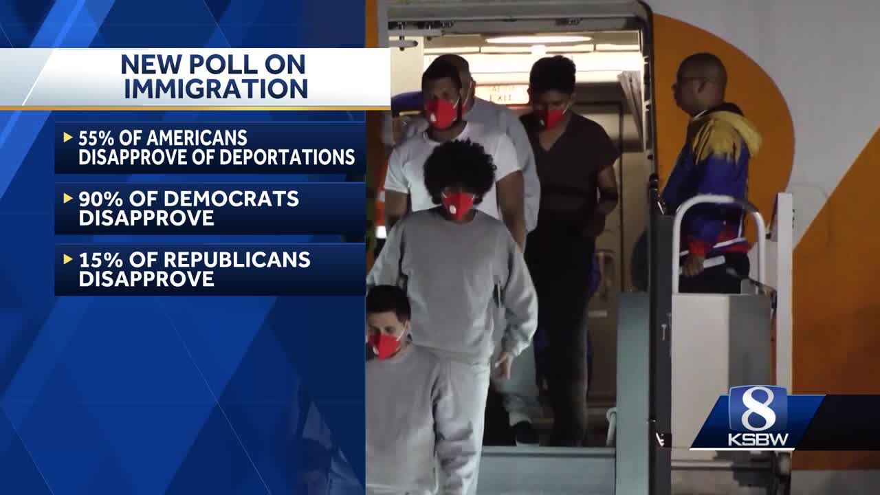 Americans largely oppose Trump's deportation efforts, poll shows