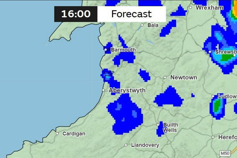 Wales' weather maps for first seven days of school summer holidays