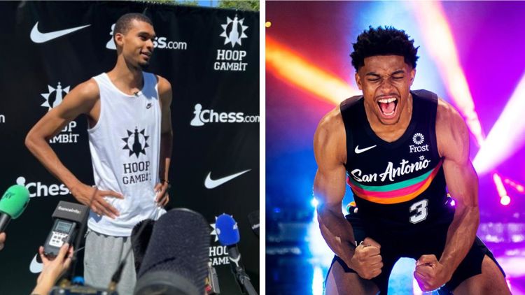 Wembanyama hosts the 'Hoops Gambit' chess-basketball tournament in ...