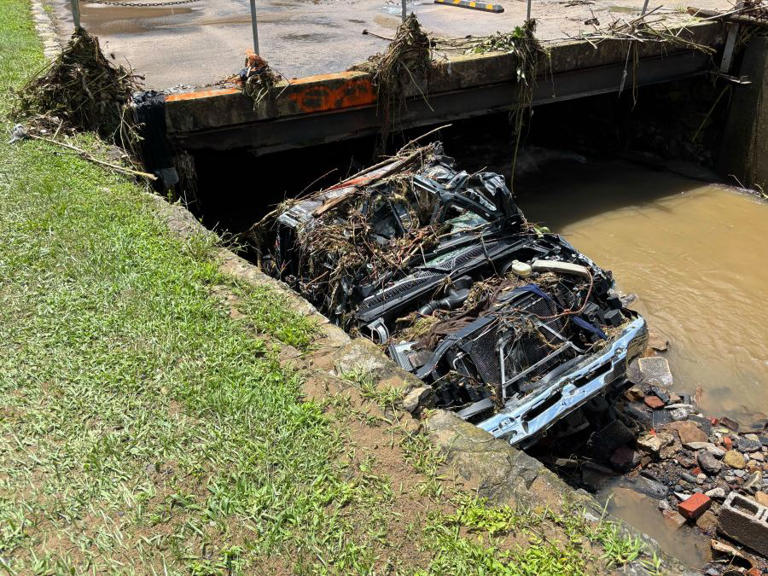 Dozens rescued in Dante after flooding, Rep. Griffith visits to survey ...