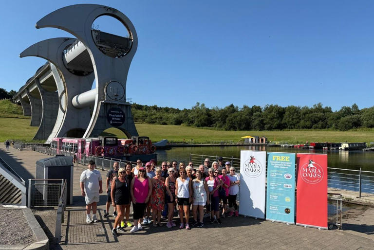 Dancers step out from Falkirk Wheel for Bonnybridge's Driving Force