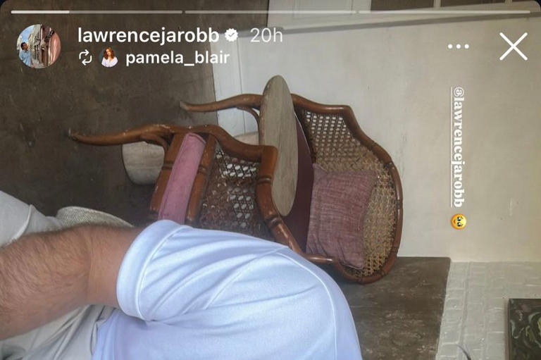 Emmerdale's Lawrence Robb poses in 'gorgeous' snap amid real life ...