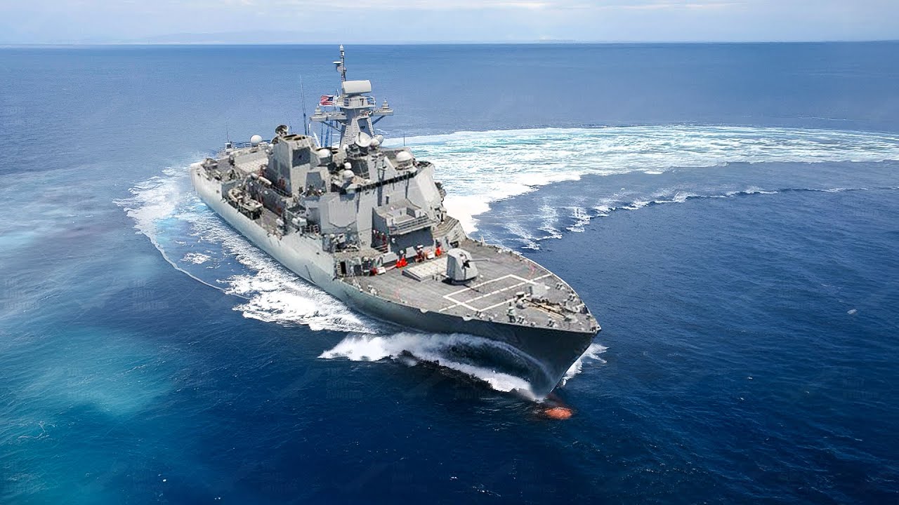 US Testing Powerful New Ship During Crazy High Speed Turns