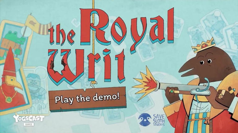 The Royal Writ: Wacky Lane-Based Deckbuilder Launches August 7