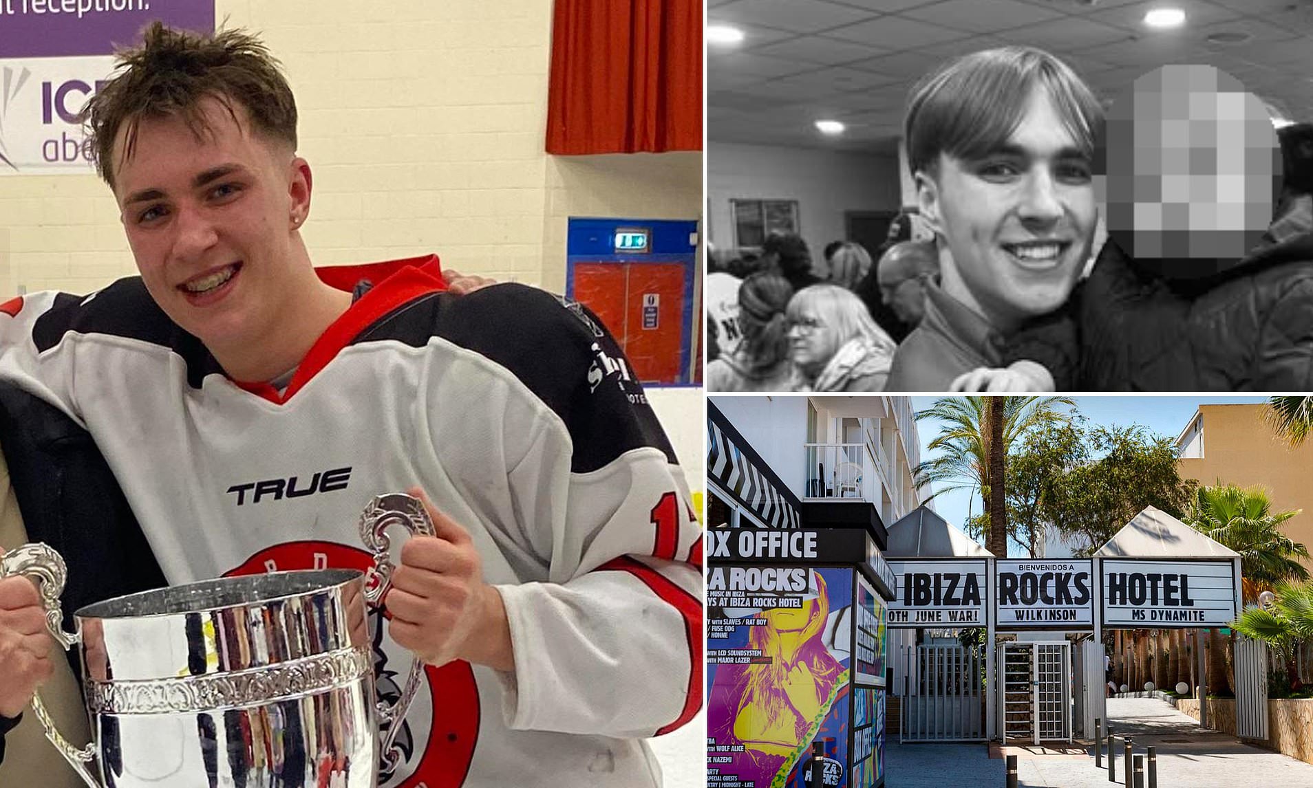 Pictured: Brit ice hockey star, 19, who plunged to his death from ...