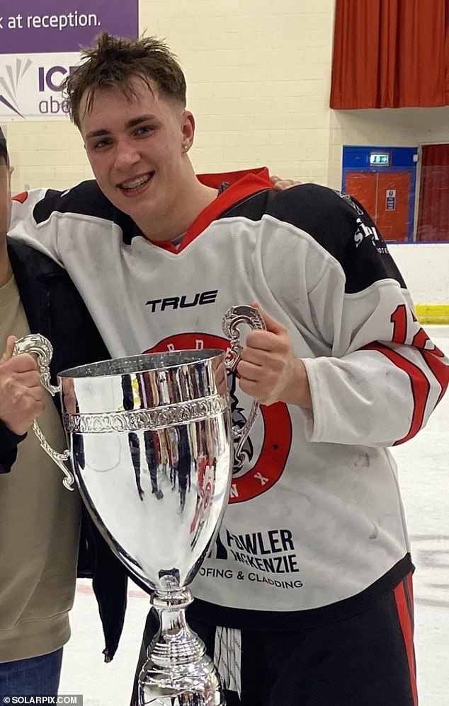Pictured: Brit ice hockey star, 19, who plunged to his death from ...