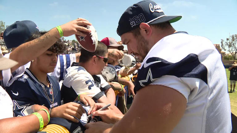Dallas Cowboys kick off training camp in Oxnard