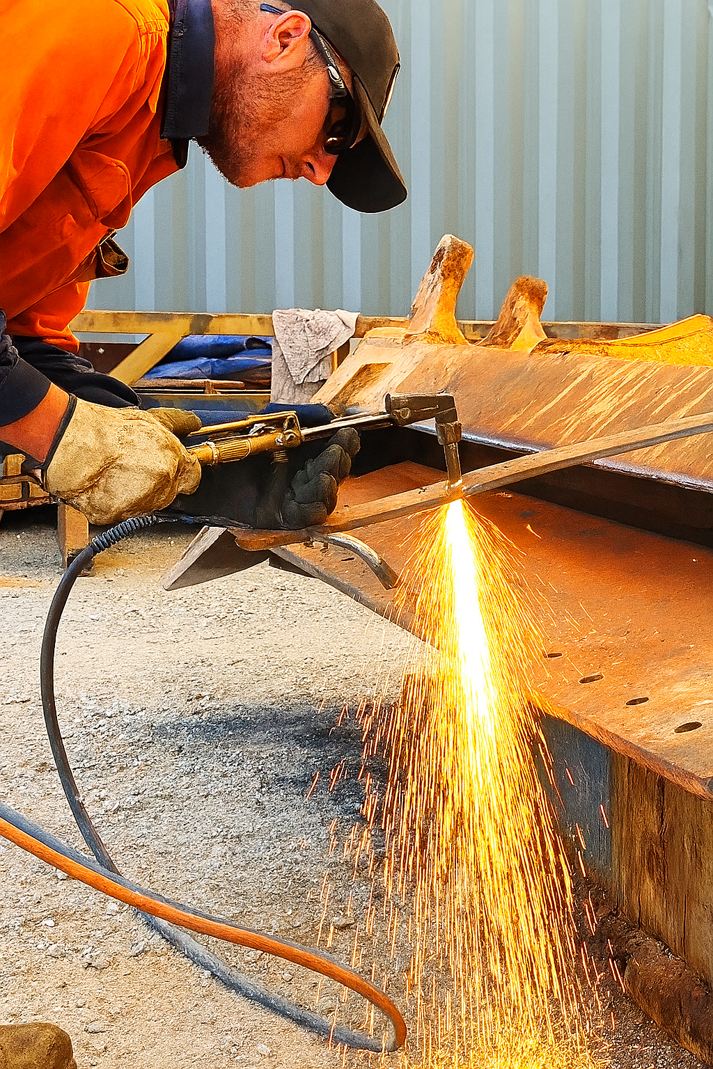 Restoring a Dozer's Key Front-End Part