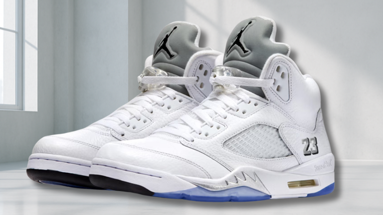 Air Jordan 5 'White Metallic' Set to Release Summer 2026