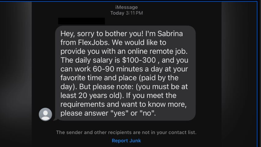 Employment scam awareness just in time for the fall semester