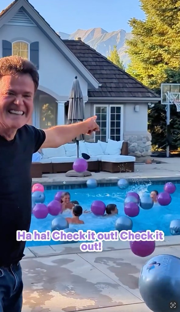 Donny Osmond delights fans with rare glimpse of adorable grandchildren