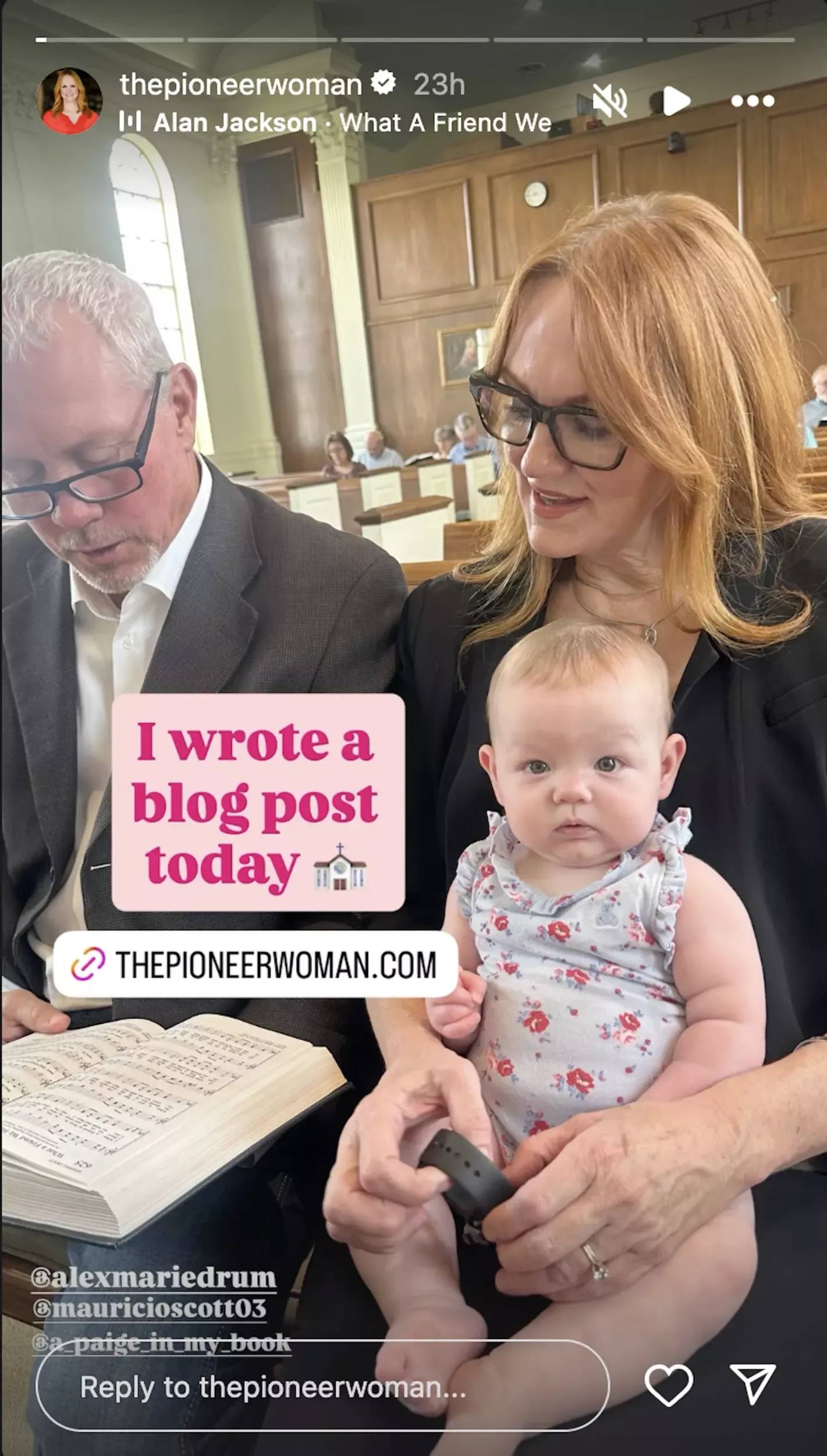 Ree Drummond Sang Hymns for Her Grandbaby — What Happened Next Was ...