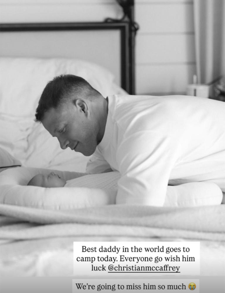 Olivia Culpo and daughter’s emotional send off to Christian McCaffrey ...