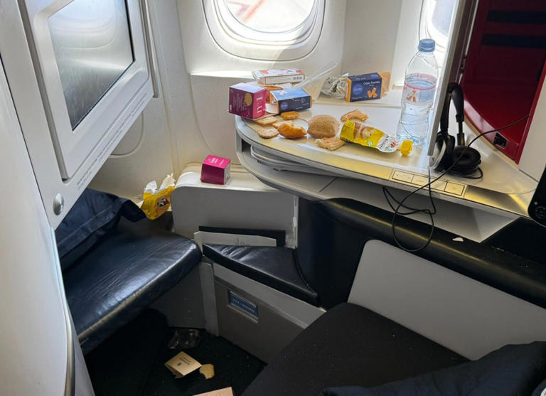 Air France captain slams ‘shameless’ business class flyer for being a slob