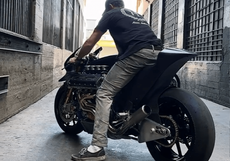 400 HP. No Fairings. All Madness—Meet the Ferrari-Powered HF355 Bike
