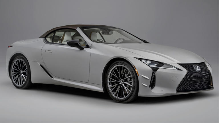 2026 Lexus LC 500 Convertible Drops With New Colors, Keeps V8 Magic