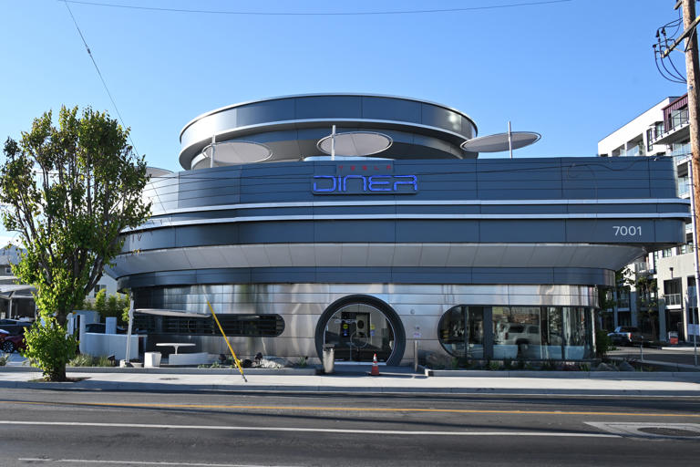 Tesla's diner and drive-in: A retro-futuristic pit stop opens in West ...