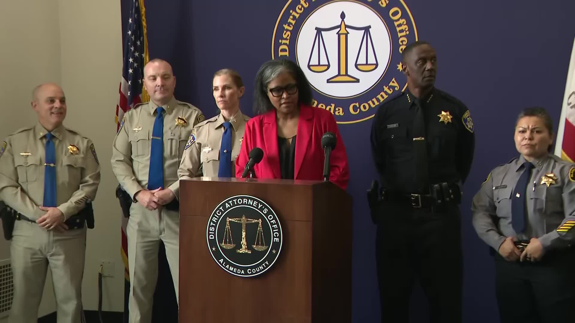 Watch: Alameda County DA announces charges against suspect in murder of ...