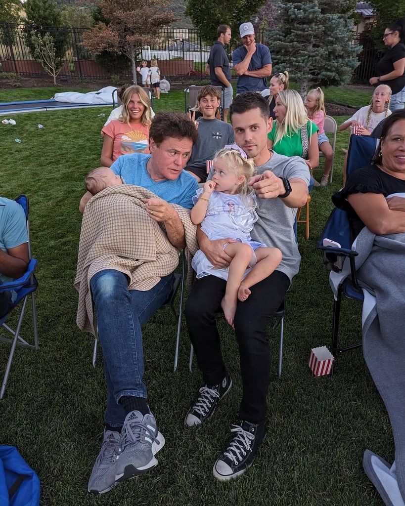 Donny Osmond's head-turning festive card featuring his huge lookalike ...